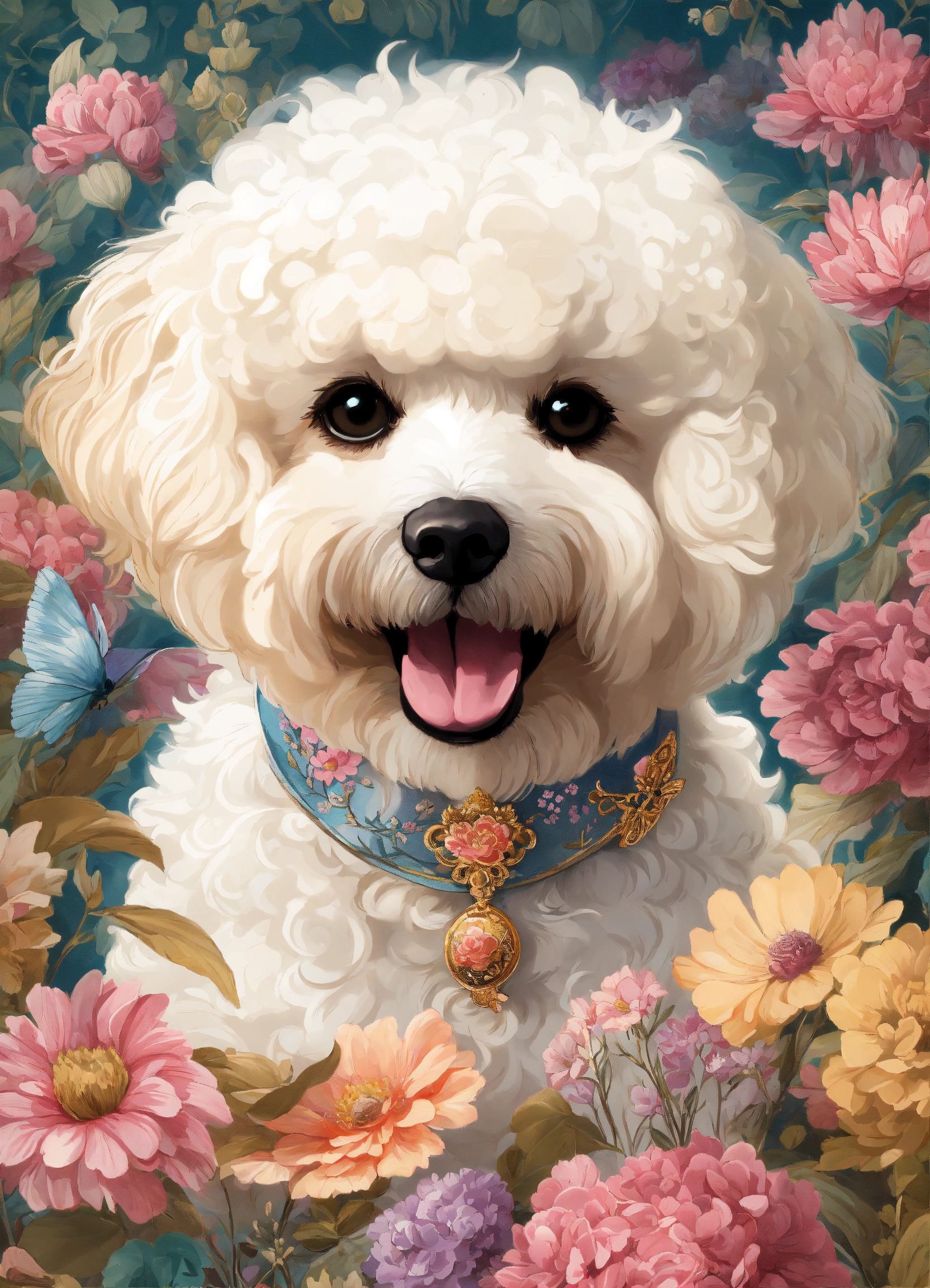 Lexica - Aubrey Beardsly overwhelmingly beautiful bichon friese framed ...