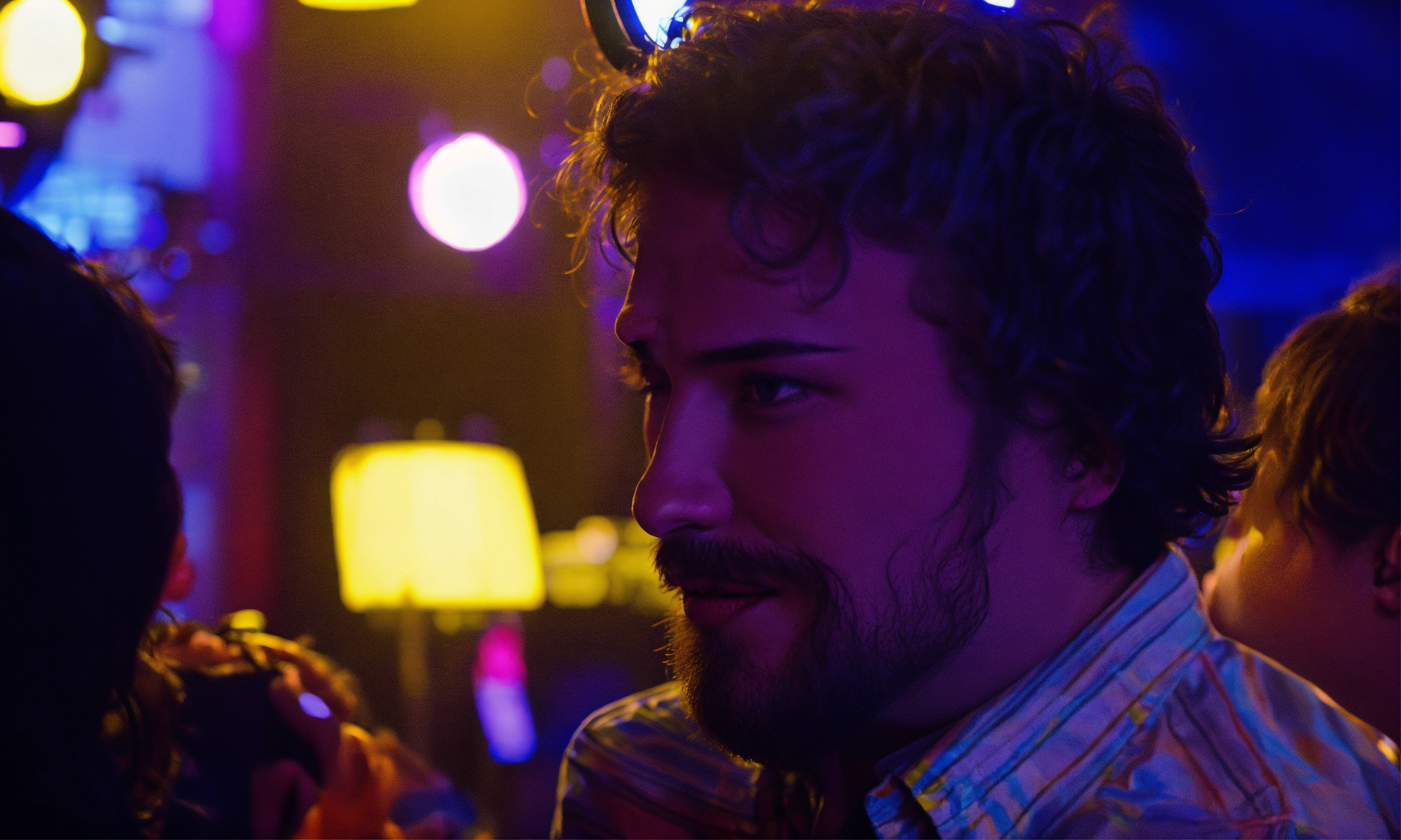 Lexica - A drunk guy in a night club