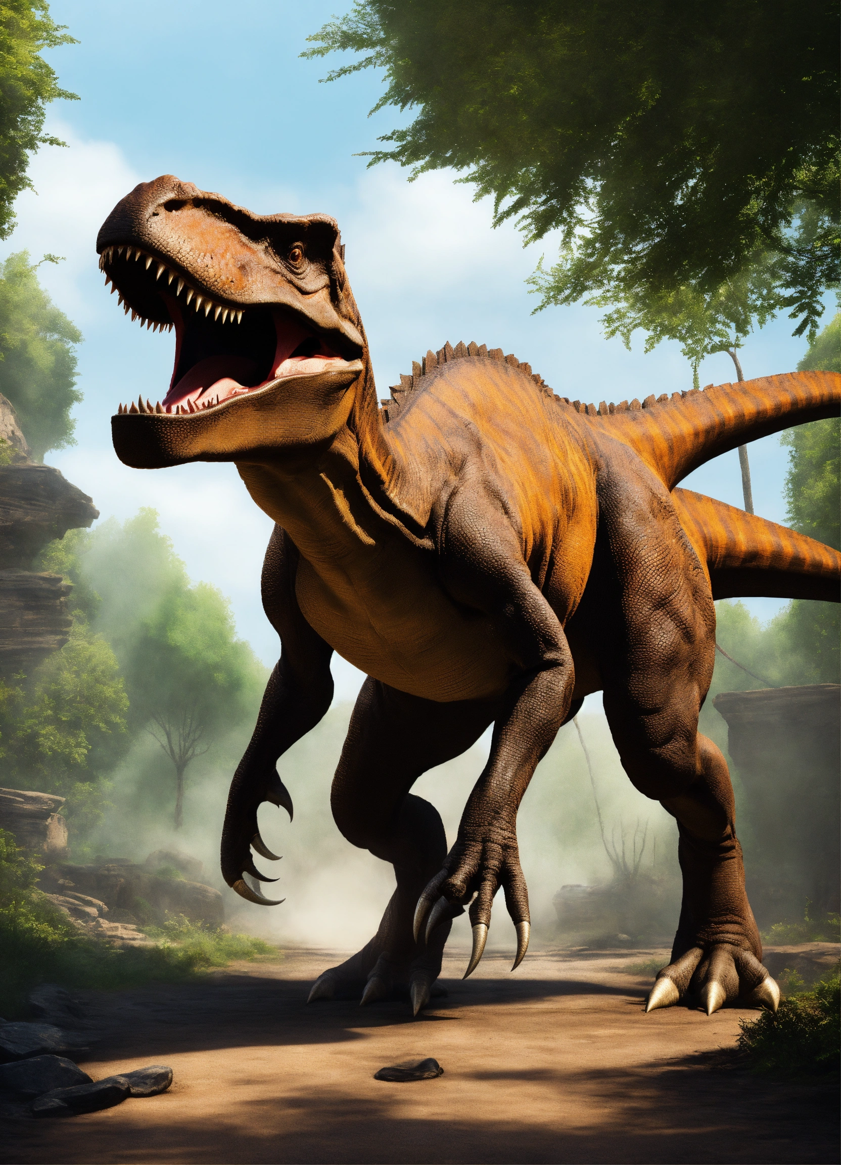 Lexica - Rexy is a captivating cartoon representation of a ...