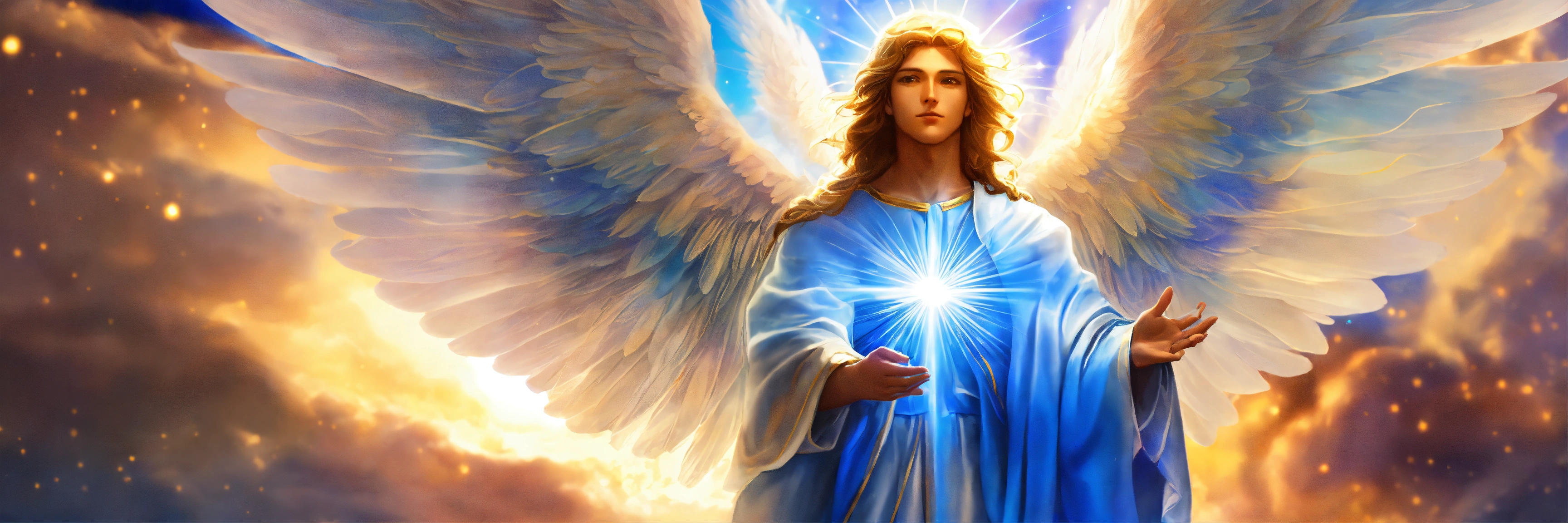 Lexica - Angel moving up beautiful uplifting spiritual visionary scene ...