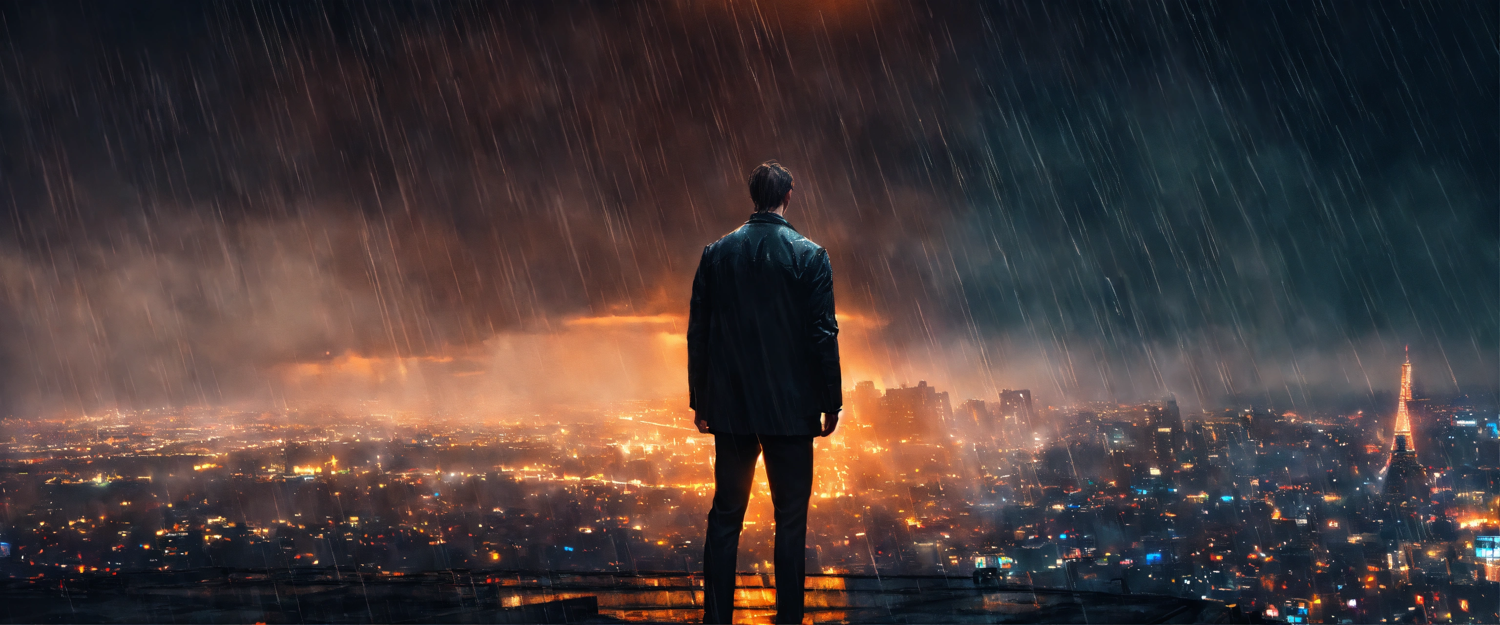 Lexica - Beautiful tall man, kinnaman, apocalypse, dark, city, white ...