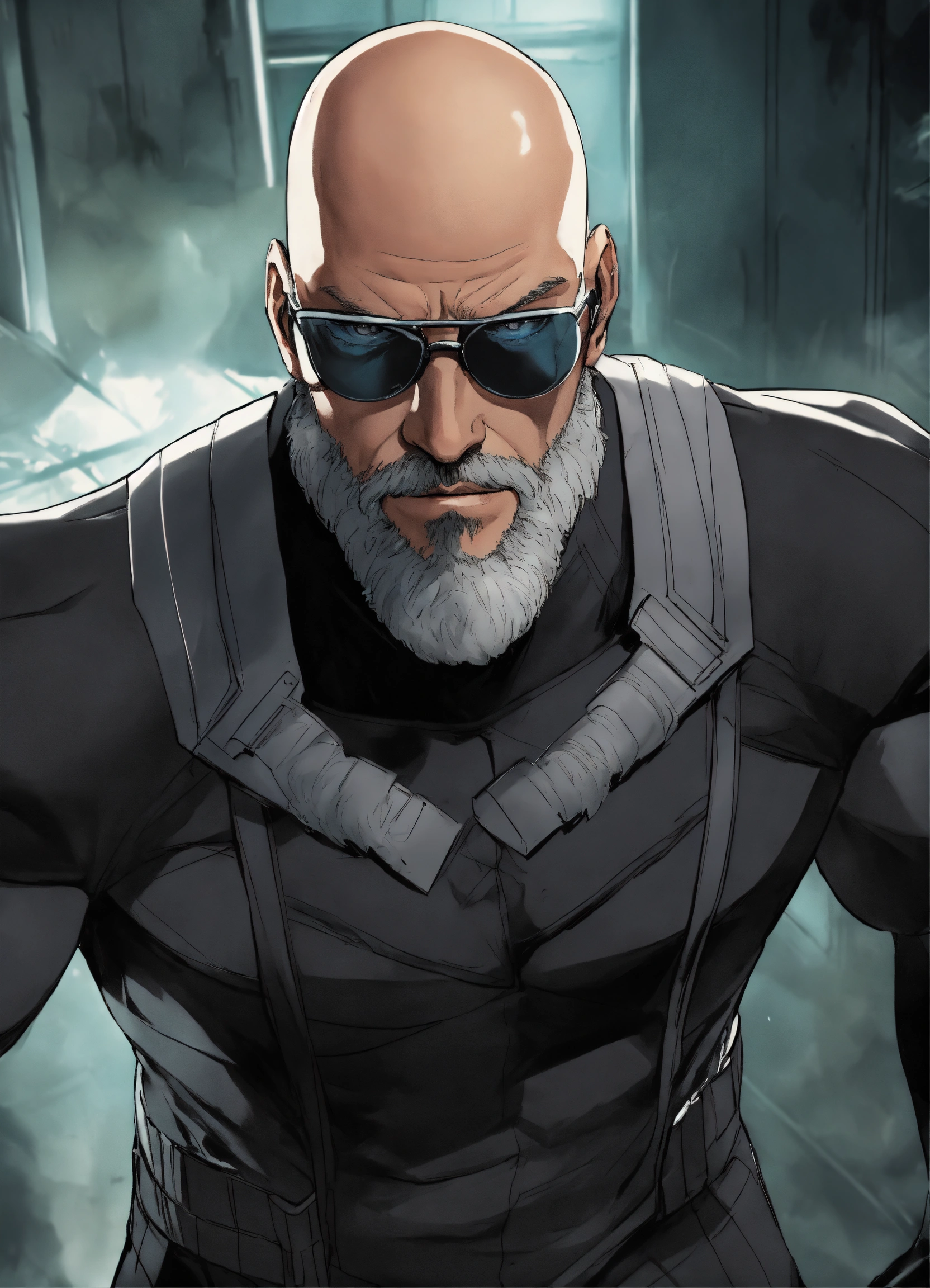 Lexica - Intimidating cold grey eyes, marvel, highly detailed, black ...