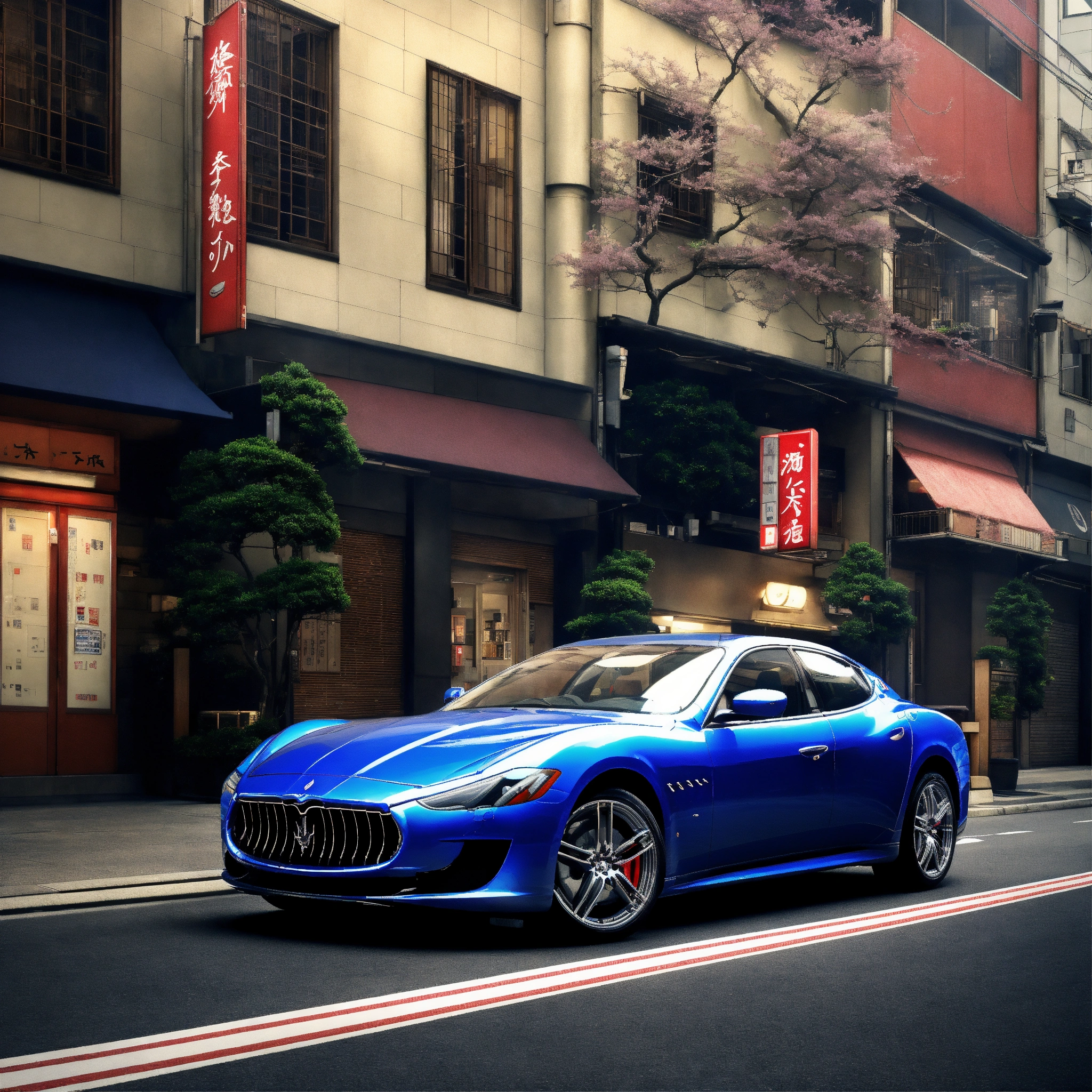 Lexica - Album artwork, 3d, full hd, 4d , maserati , street, building ...