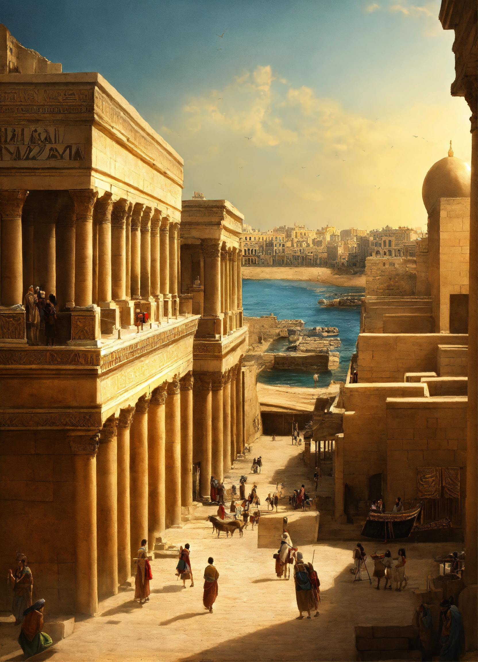 Lexica - Ancient alexandria, ancient egypt, full of people and ...