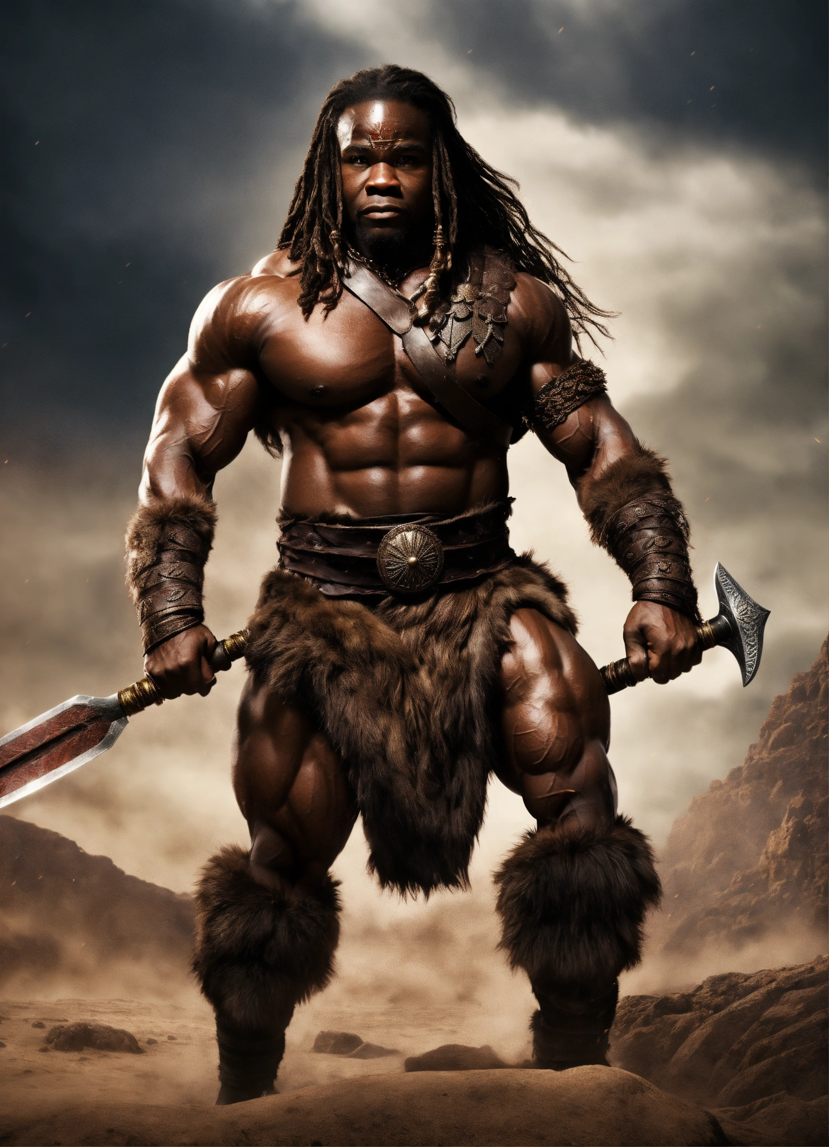 Lexica - Kai Greene as Conan the Barbarian high definition cinema 8k ...