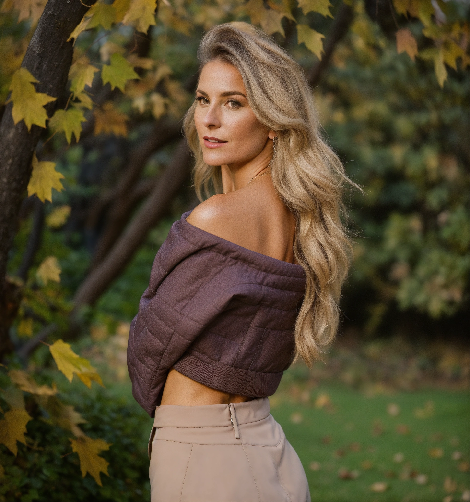 Lexica - Jacqui Graf, modelling her winter range of cropped jackets ...