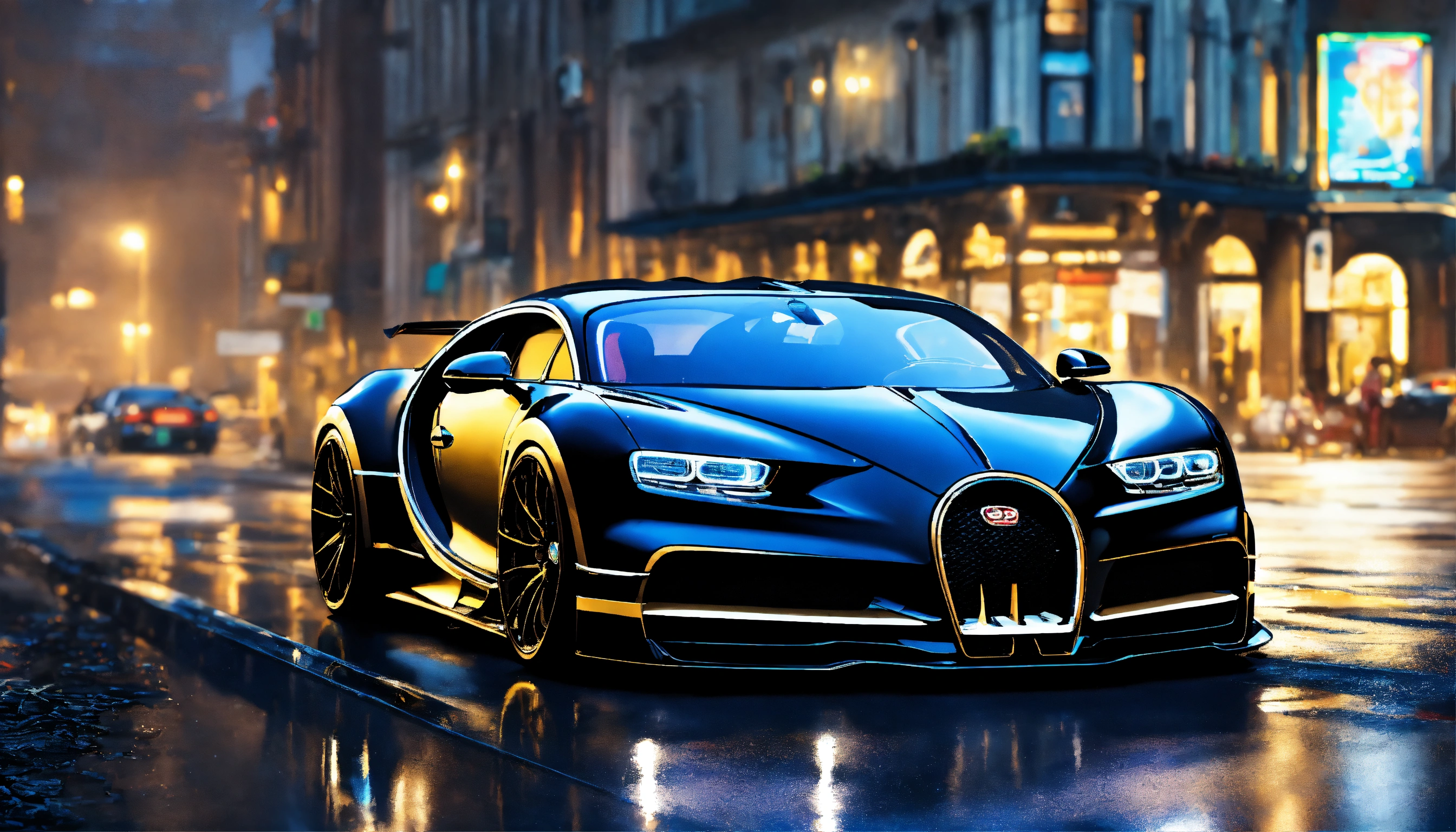 Lexica - Motion art, matte black with gold details, highly realistic ...