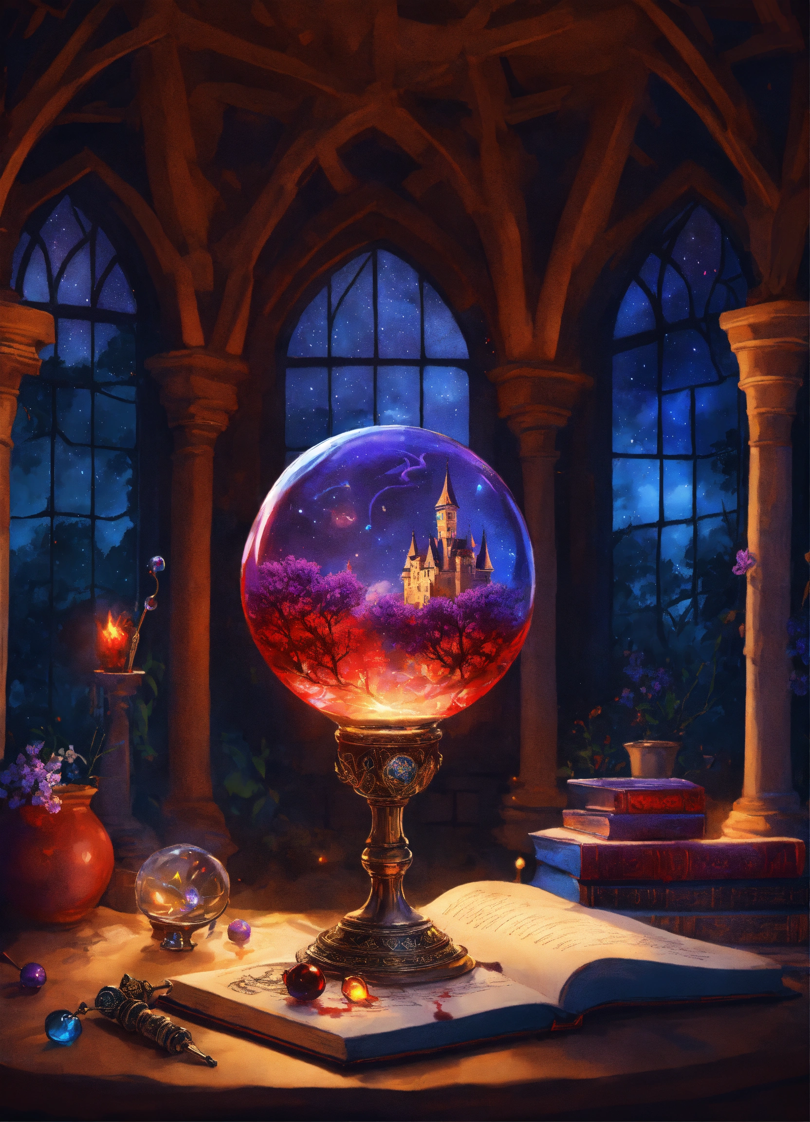 Lexica - ALL GLASSBLOWING superrealism STYLE Wizard Magician SWORD ...