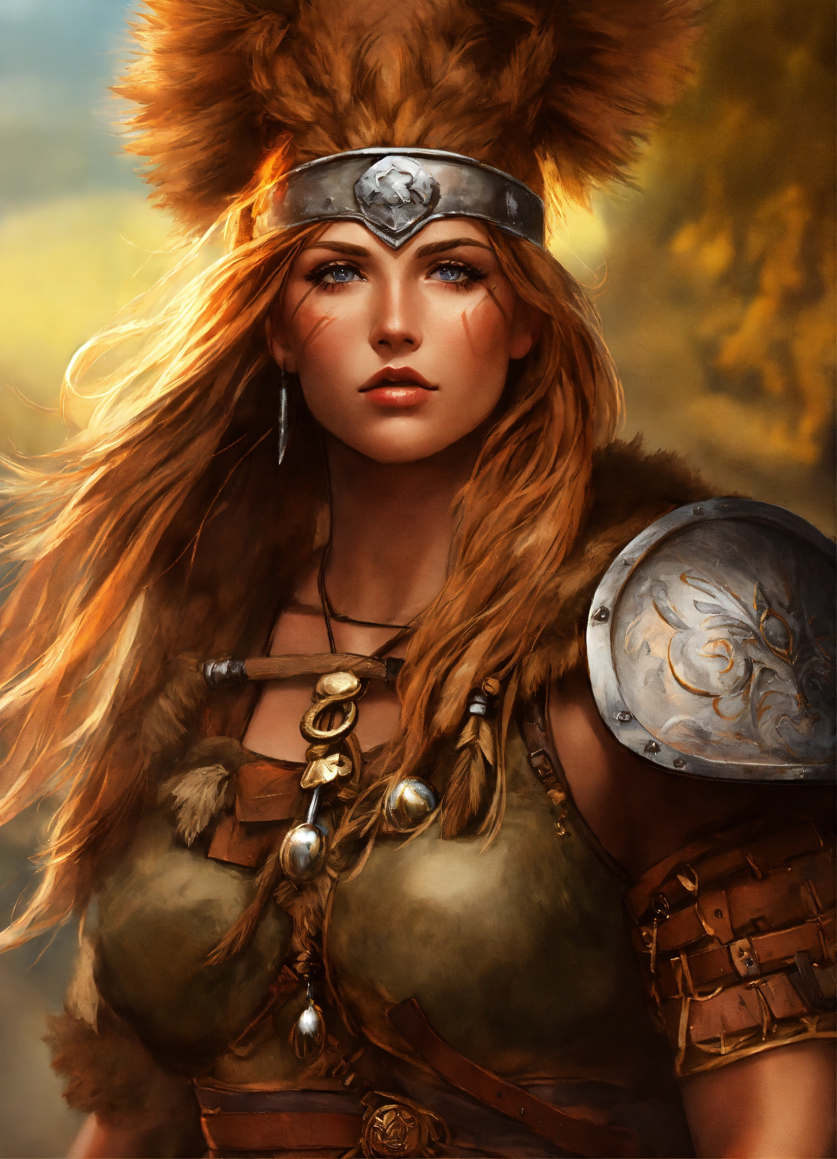 Lexica - Germanic barbarian warrior woman