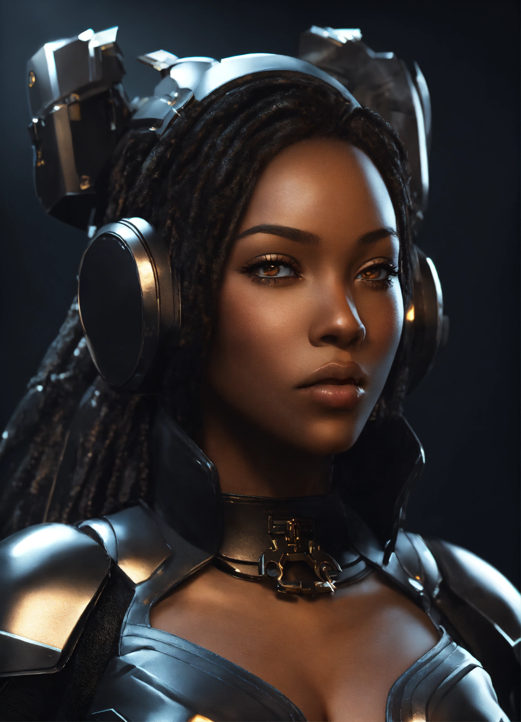 Lexica - Full body of a beautilful, shapely black female goddess with ...