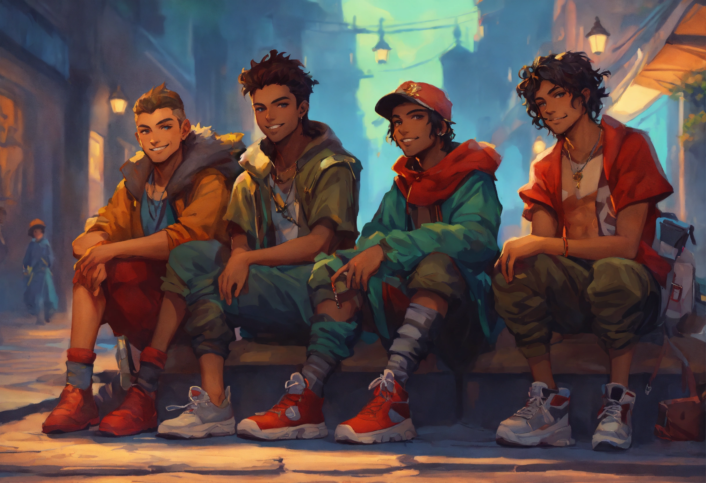 Lexica - Fantasy gang of young fantasy adventurers in complex and cool ...