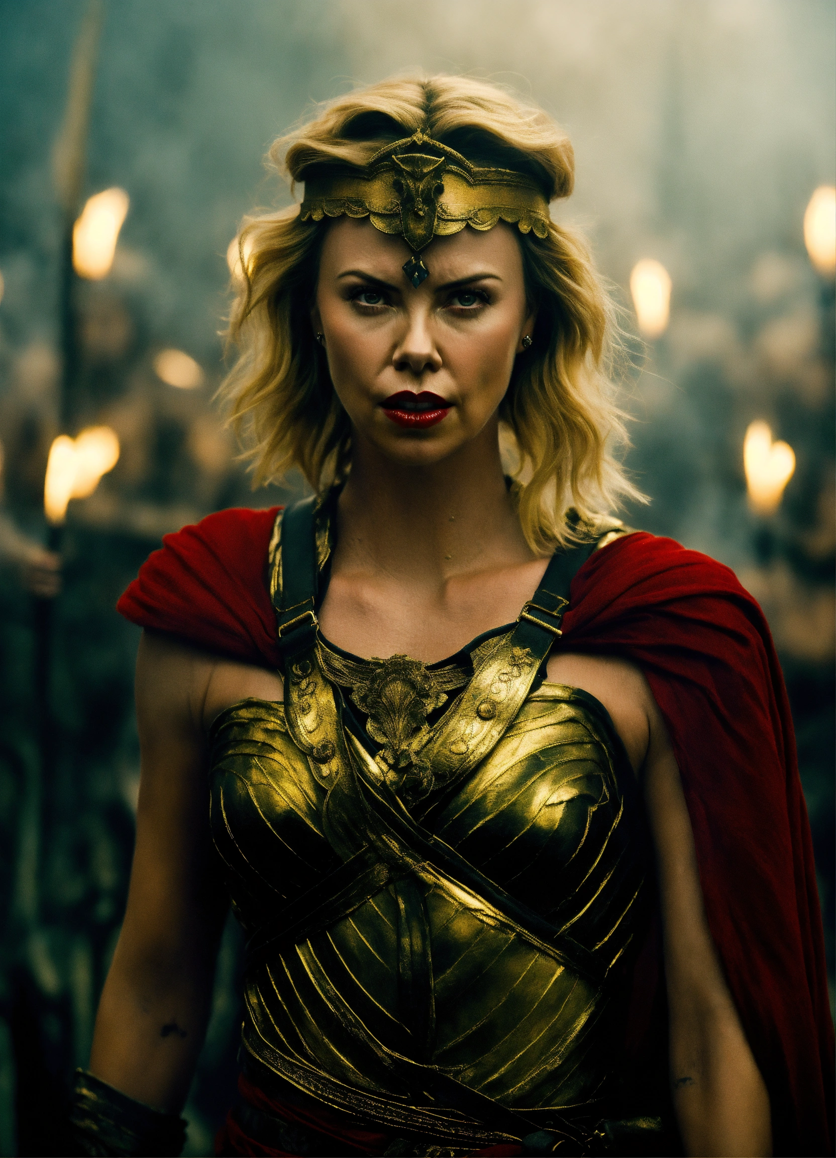 Lexica - A photo quality portrait of Charlize Theron as a beautiful ...