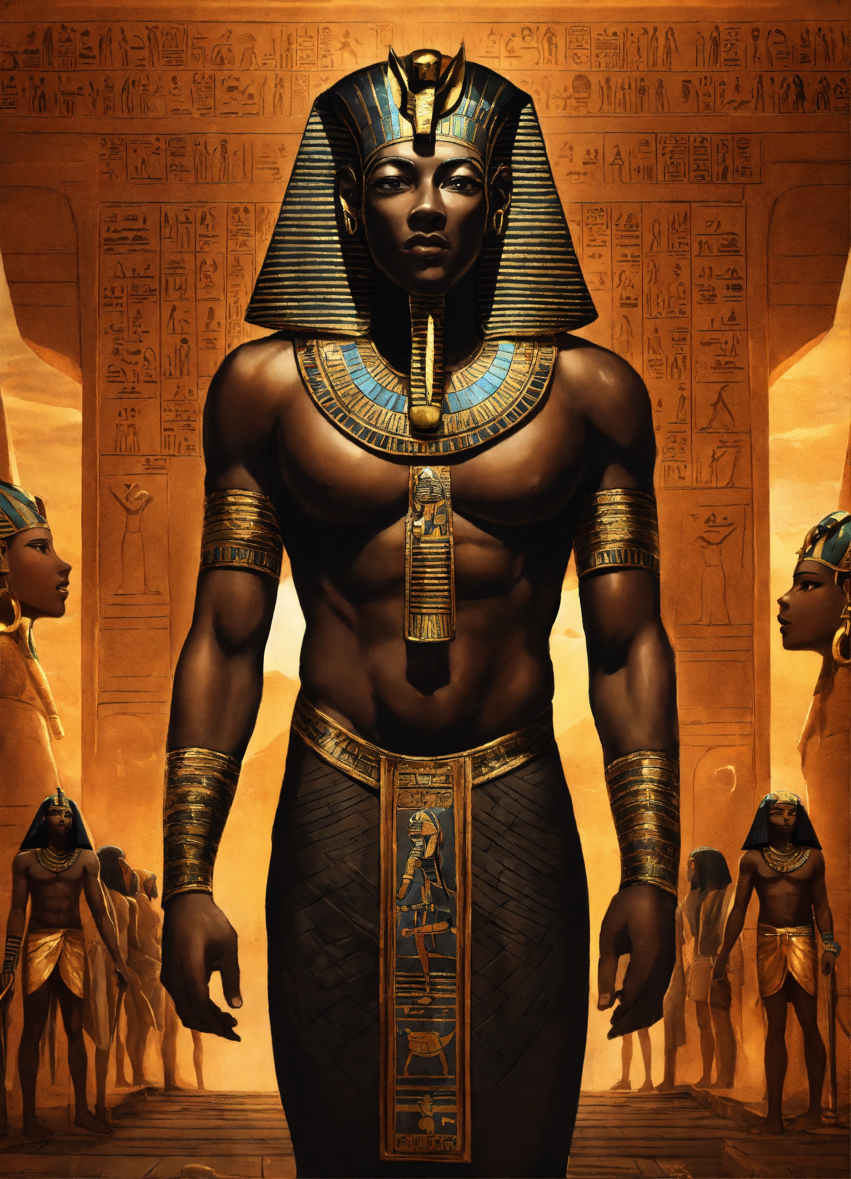 Lexica - Black Egypt, Black Egyptian gods worshipped, depiction of ...