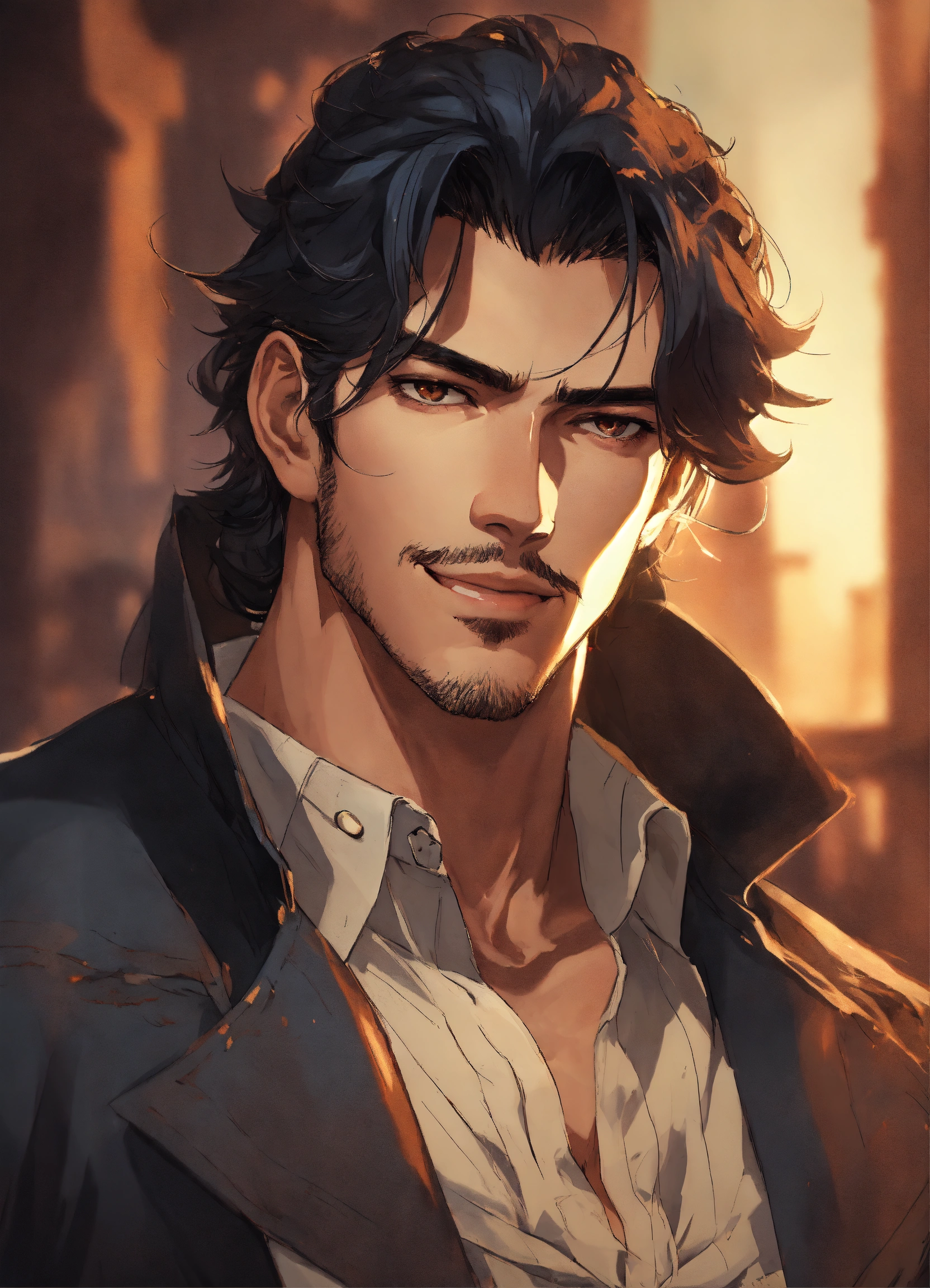 Lexica - Handsome male, wild west, portrait, trending pixiv fanboxe, 4k ...