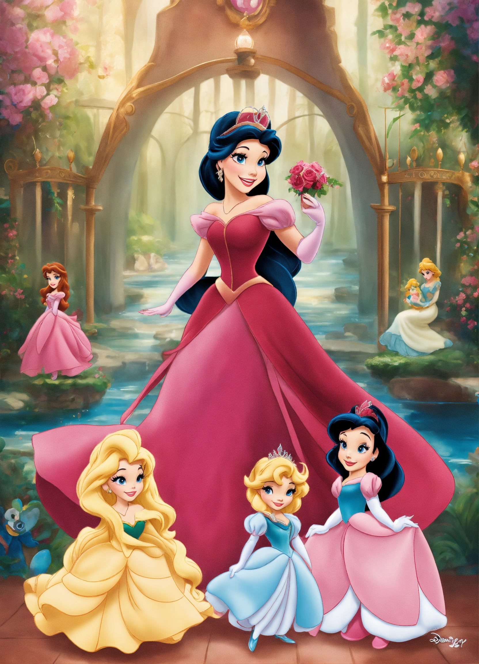 Lexica - Disney princesses girl