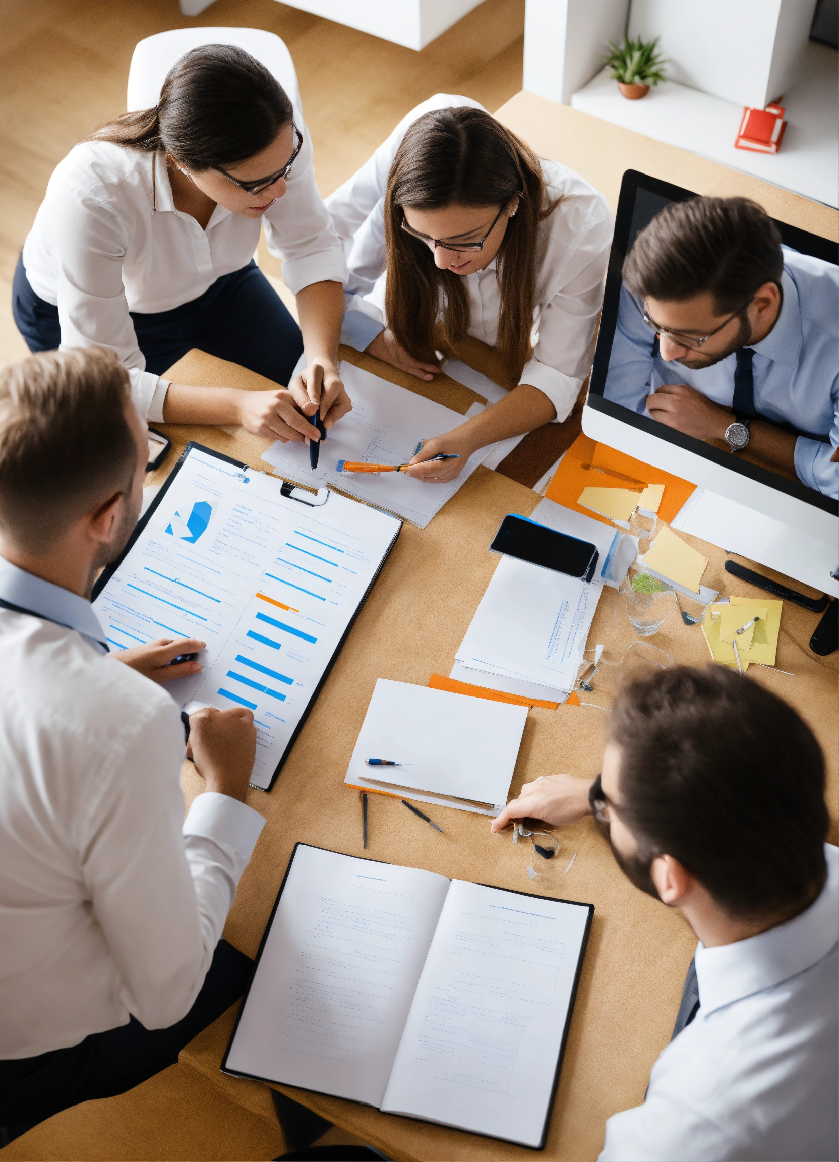 Lexica - Photo of a managed service provider team working together to ...