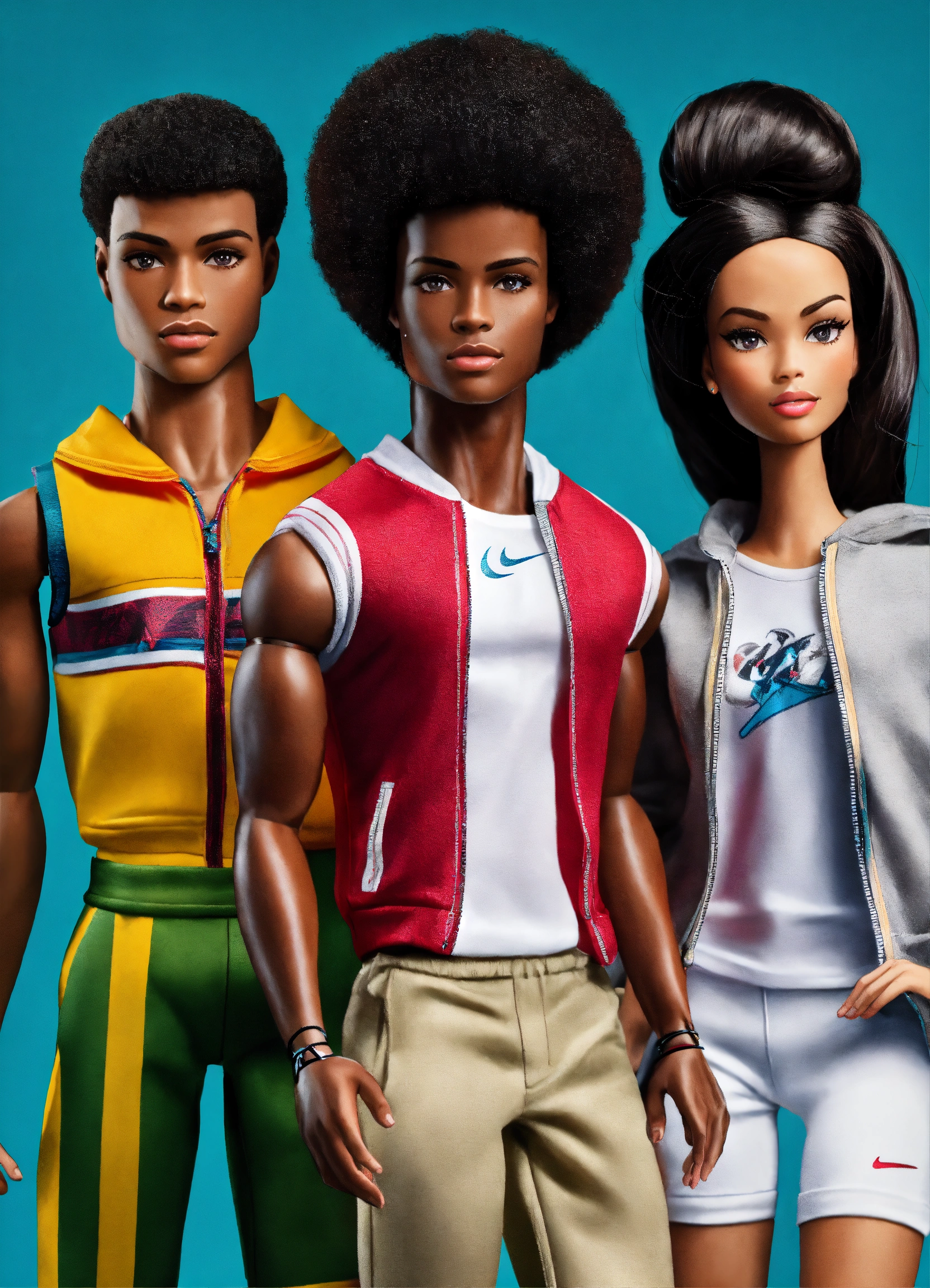 Lexica - Design an athletic African American Ken doll in workout ...