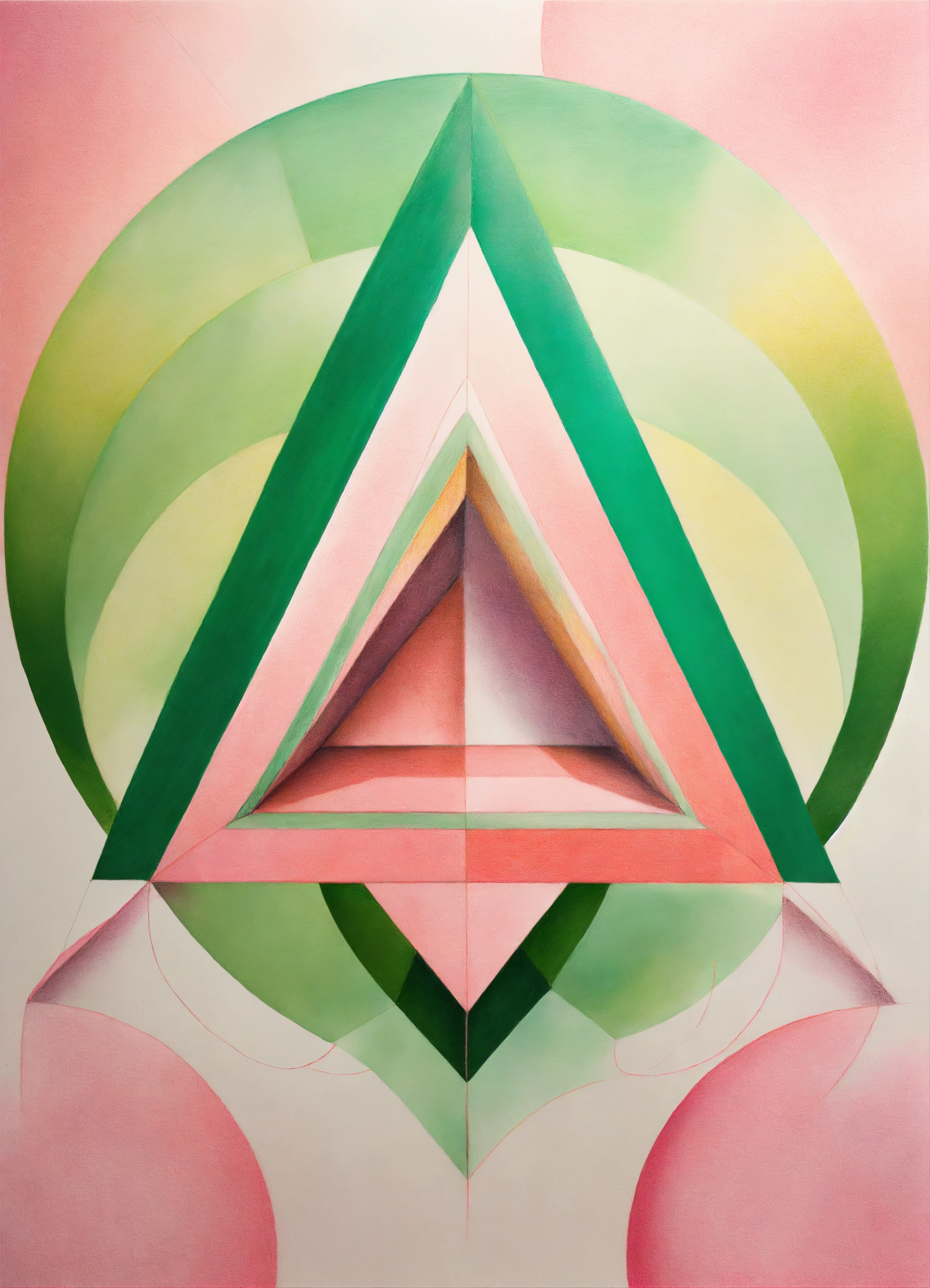 Lexica - Realistic colored pencil drawing of a magical minimalist ...