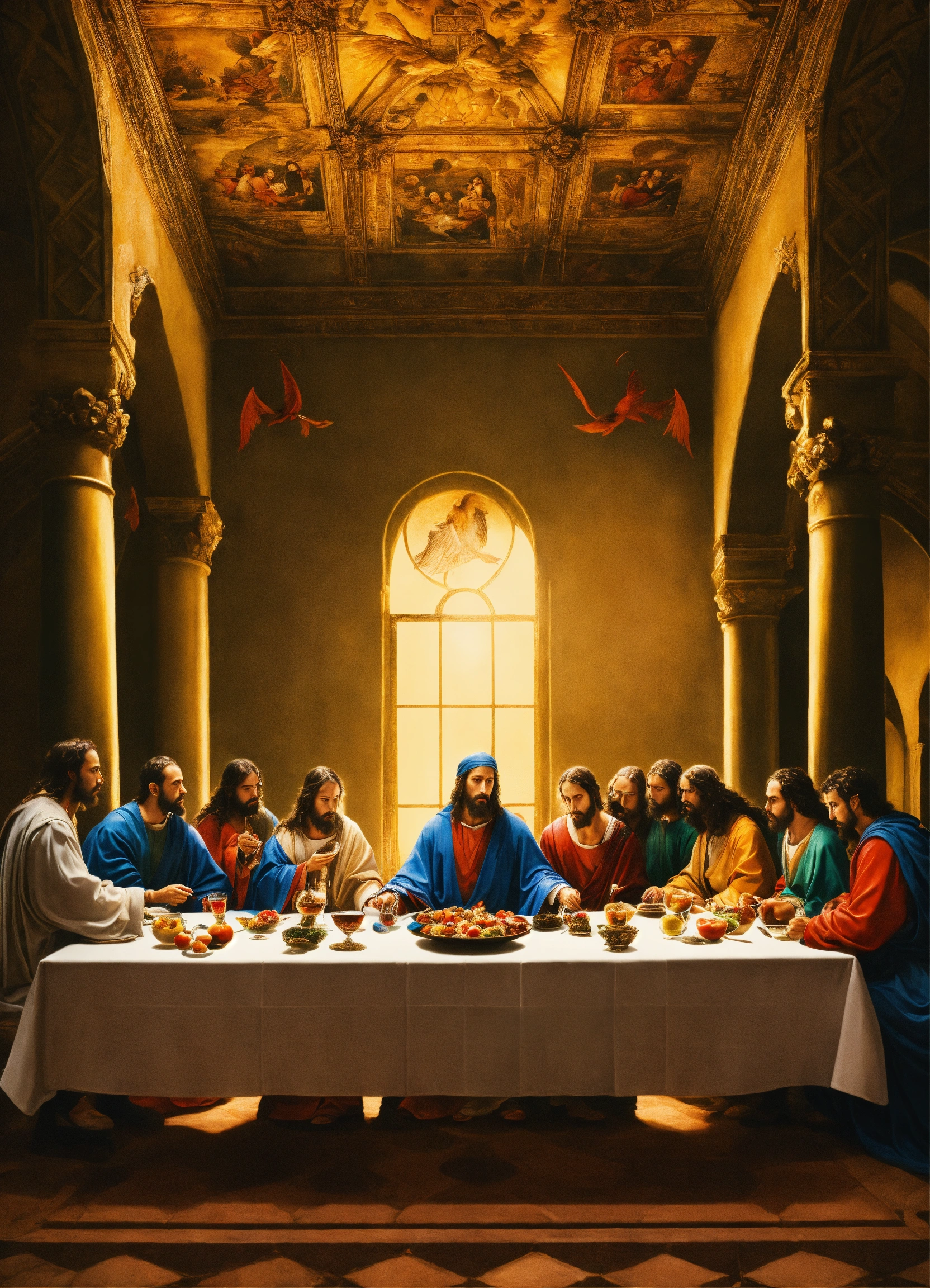 Lexica - The last supper, but in a war of angels and demons
