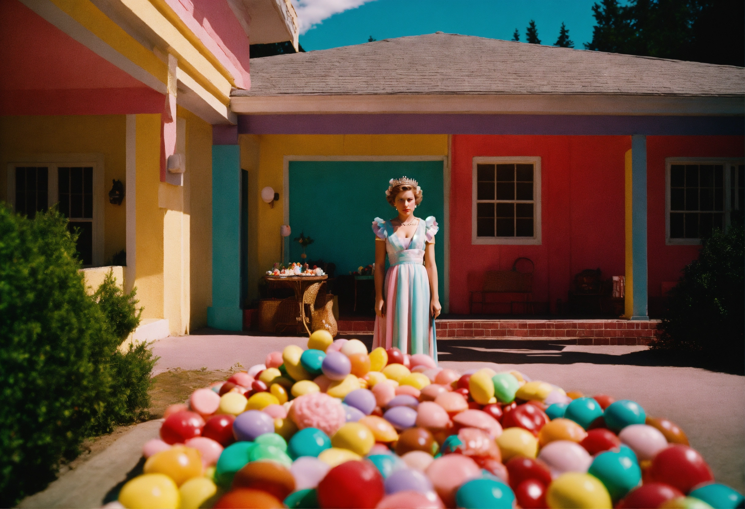 Lexica - The Queen of Candy Land, 35mm Cinematic Film Still. Svema ...