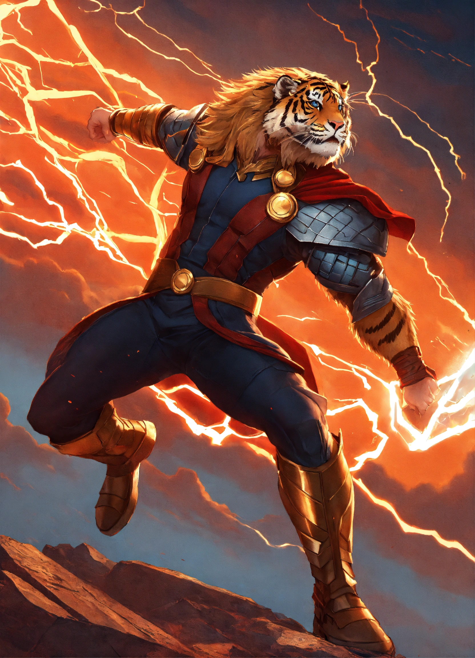 Lexica - Thor but tiger