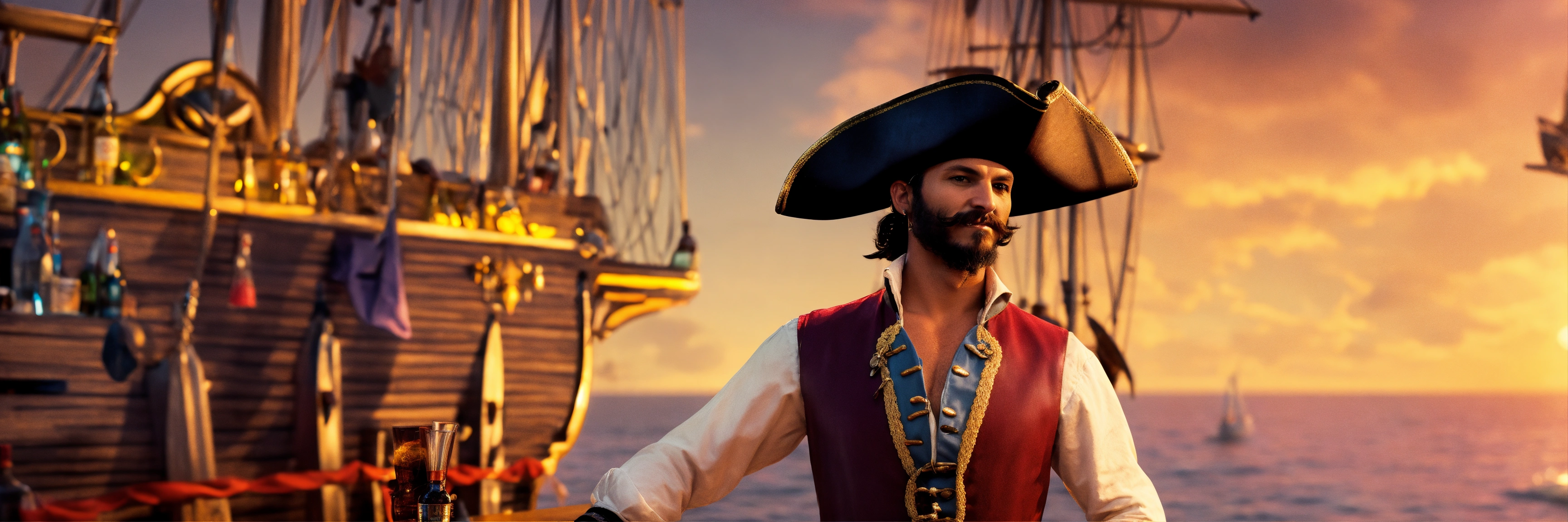 Lexica - Pirate Bartender, 8k