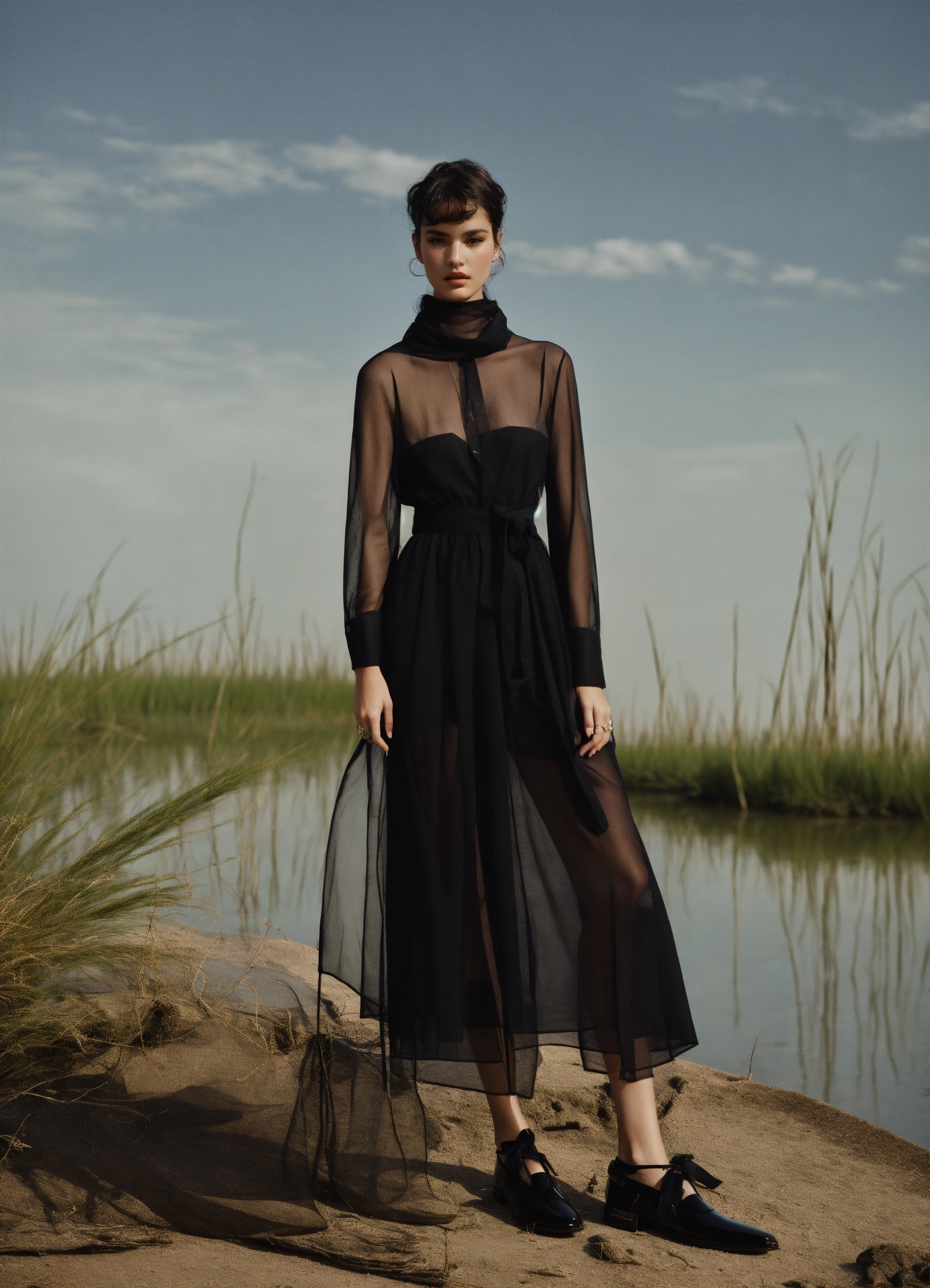 Lexica - Retro basra marshes vogue boat editorial black vail voile ...