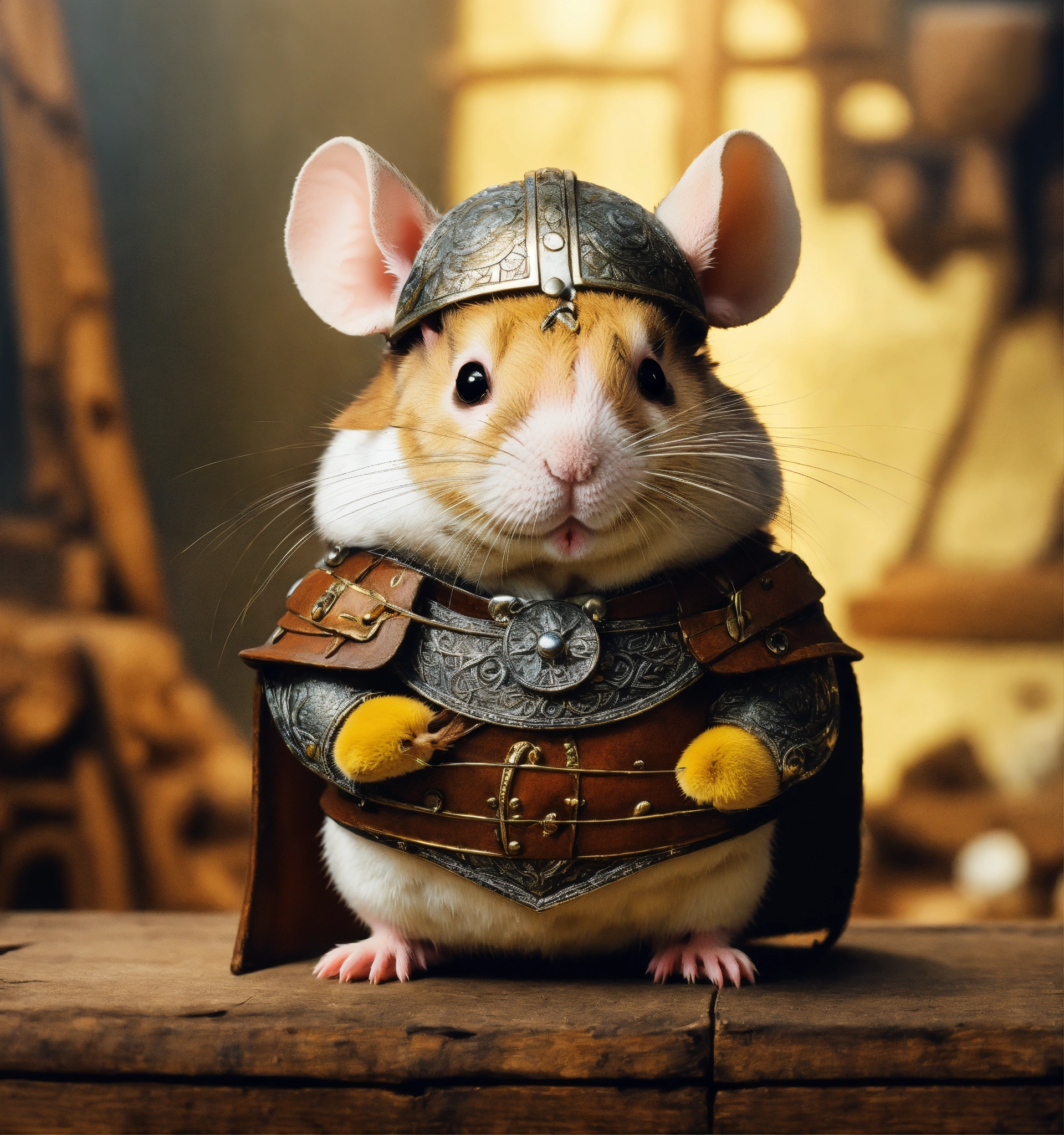 Lexica - Viking hamster davinci style