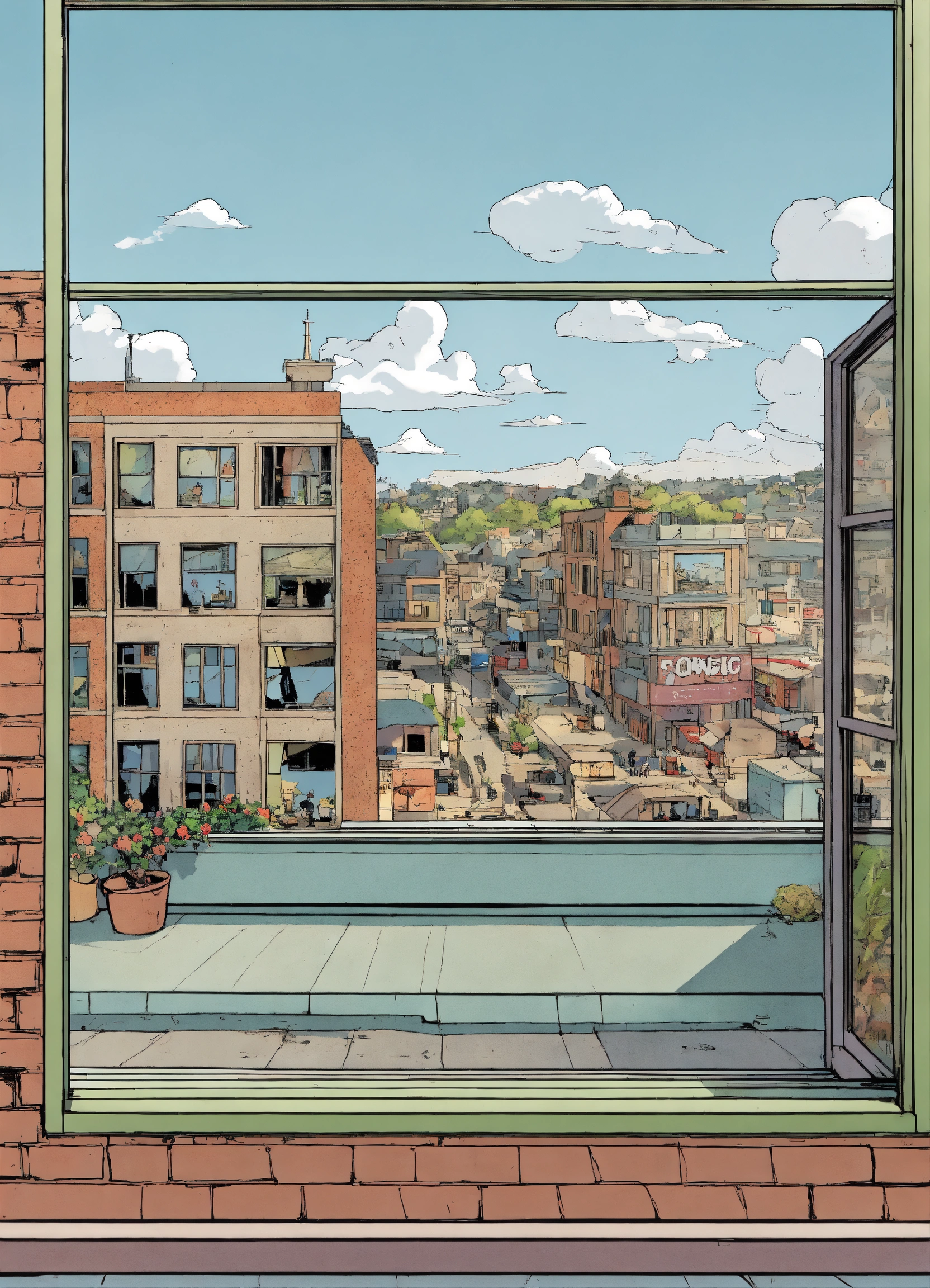 Lexica - Bottomless open window, comics