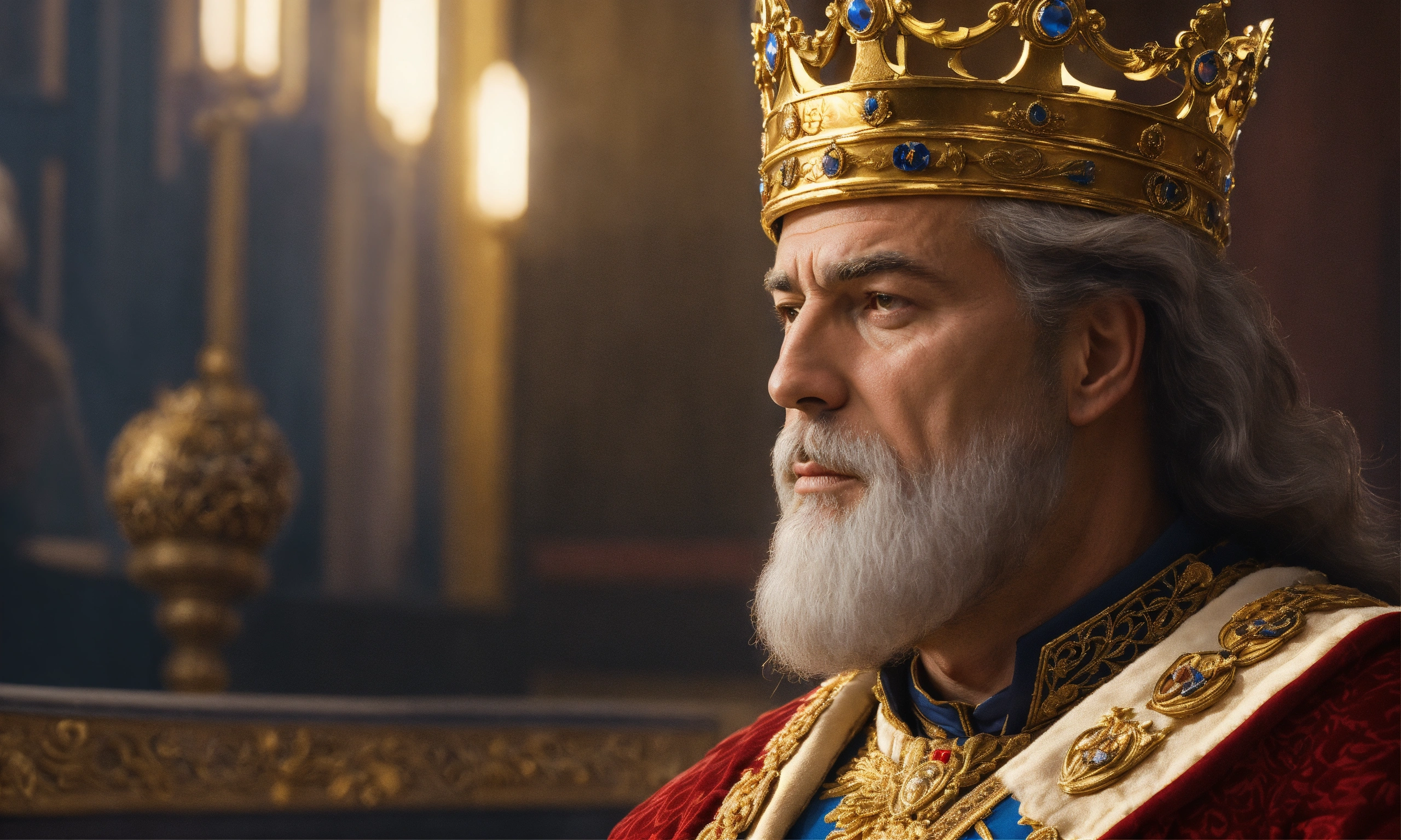 Lexica - "Describe a middle-aged king of European descent, with ...