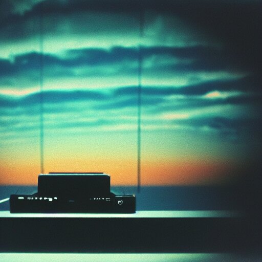 Lexica - Photograph of the sky, vhs, sunset, clouds, 1 9 7 9, vhs ...