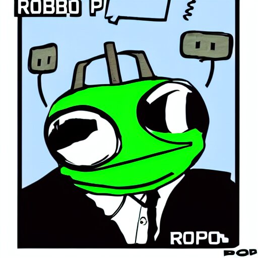 Lexica - Robocop pepe the frog