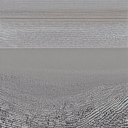 Lexica - Landscape converted into a spectrogram converted back into a landscape, 3d render, 8k