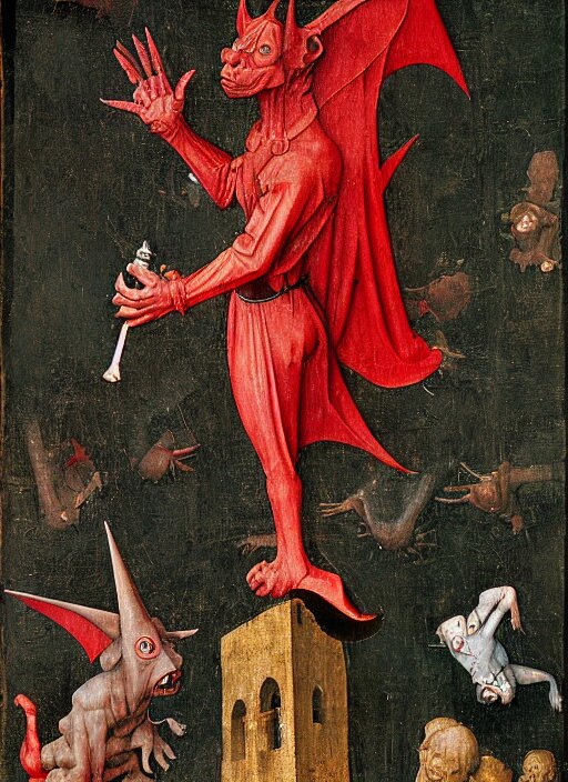 Medieval Paintings Of The Devil