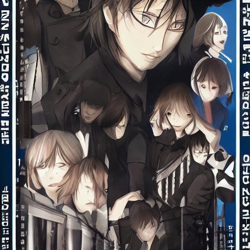 Lexica - Peeky Blinders, manga cover illustration by Tomoyuki Yamasaki ...