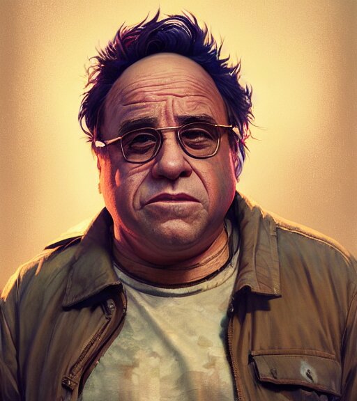 Lexica - Highly detailed portrait of Danny DeVito, in GTA V, Stephen ...