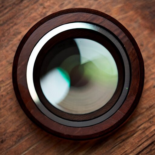 Lexica - Camera lens aperture blades made of walnut wood. minimal ...