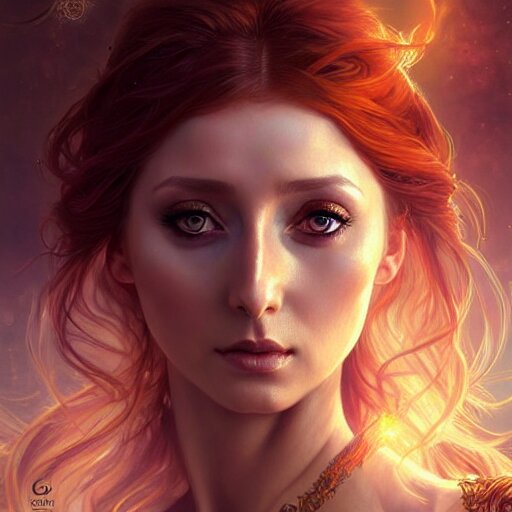 Lexica - Elcin Sangu as a fantasy magic woman portrait, sci-fi, amber ...