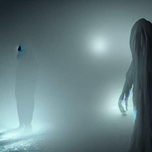 Lexica - A photo of glowing horror ghost demon poltergeist dementor, 8k ...