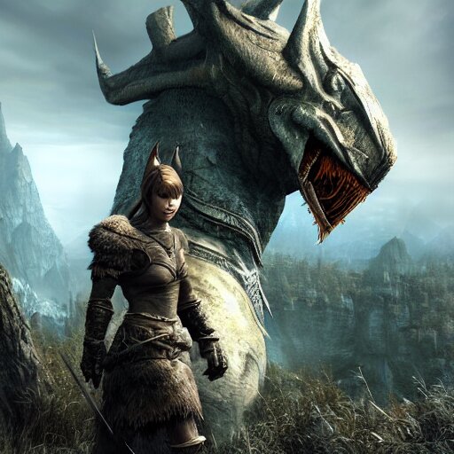 Lexica - Hyperrealistic mixed media image of skyrim by ridley scott ...