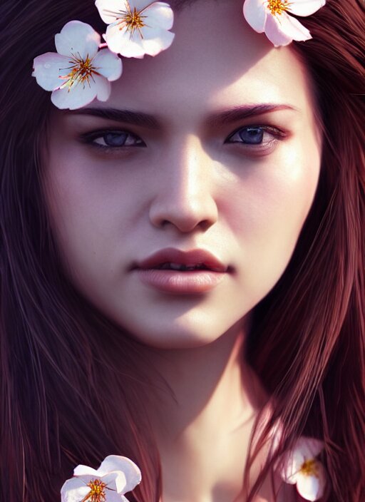 Lexica - Photo of a gorgeous female with messy hair in the style of ...