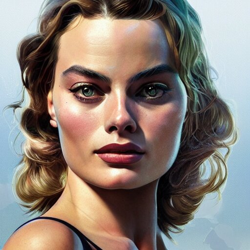Lexica - Margot Robbie, intricate, highly detailed, digital painting ...