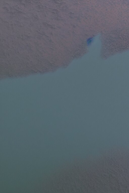Lexica - Wide angle shot of muddy river delta leading to sea by hiroshi ...