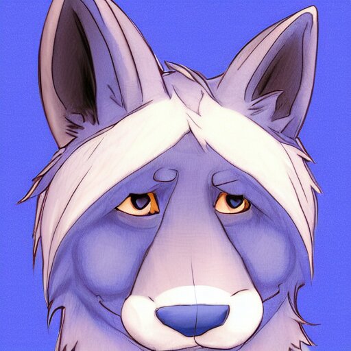 Lexica - An anthro anthropomorphic furry fursona hybrid of a blue ...