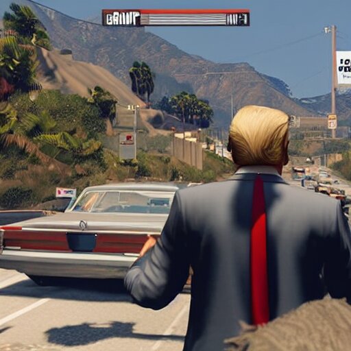 Lexica - Donald Trump in GTA V, 8K