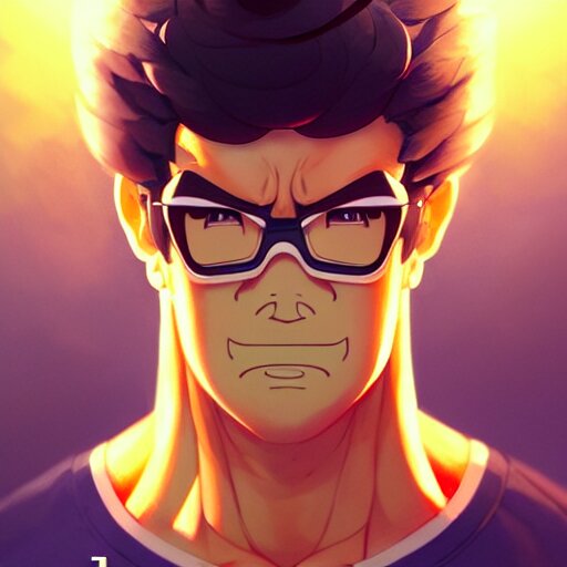 Lexica - Buff omegachad alex trebek, portrait shinkai makoto studio ghibli studio key hideaki ...