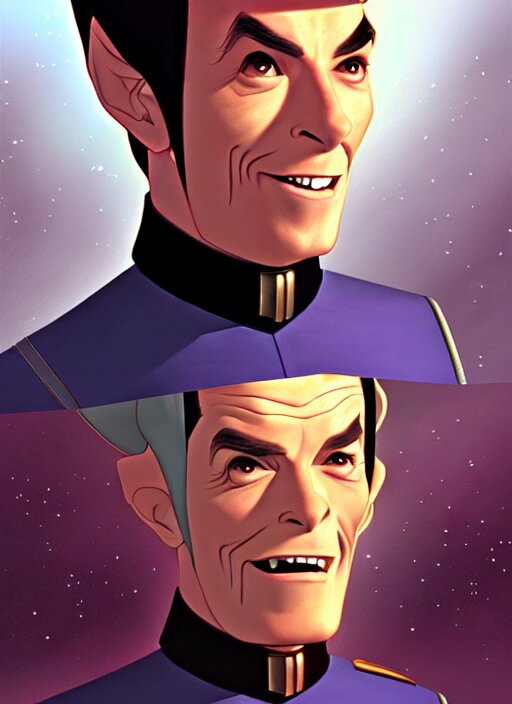 Lexica - Cute star trek officer count dracula, natural lighting, path ...