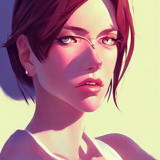Lexica - portrait lady miss attractive eye official fanart behance hd ...