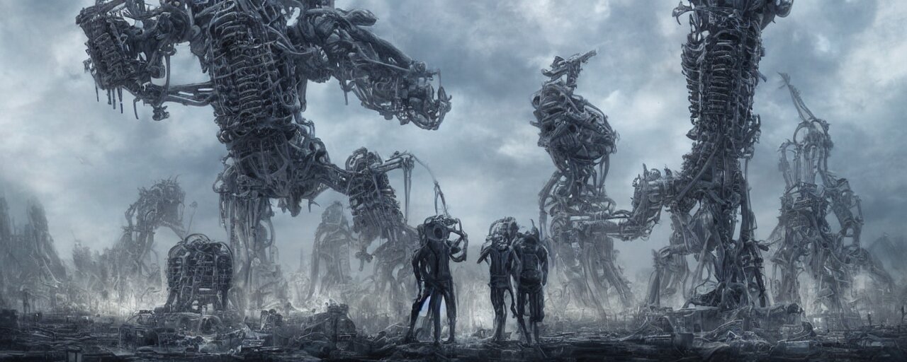 Lexica - Lost souls feeding the eternal machine, epic shot ...