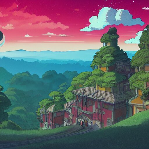 Lexica - Tour Zamansky in the style of studio ghibli, beautiful ...